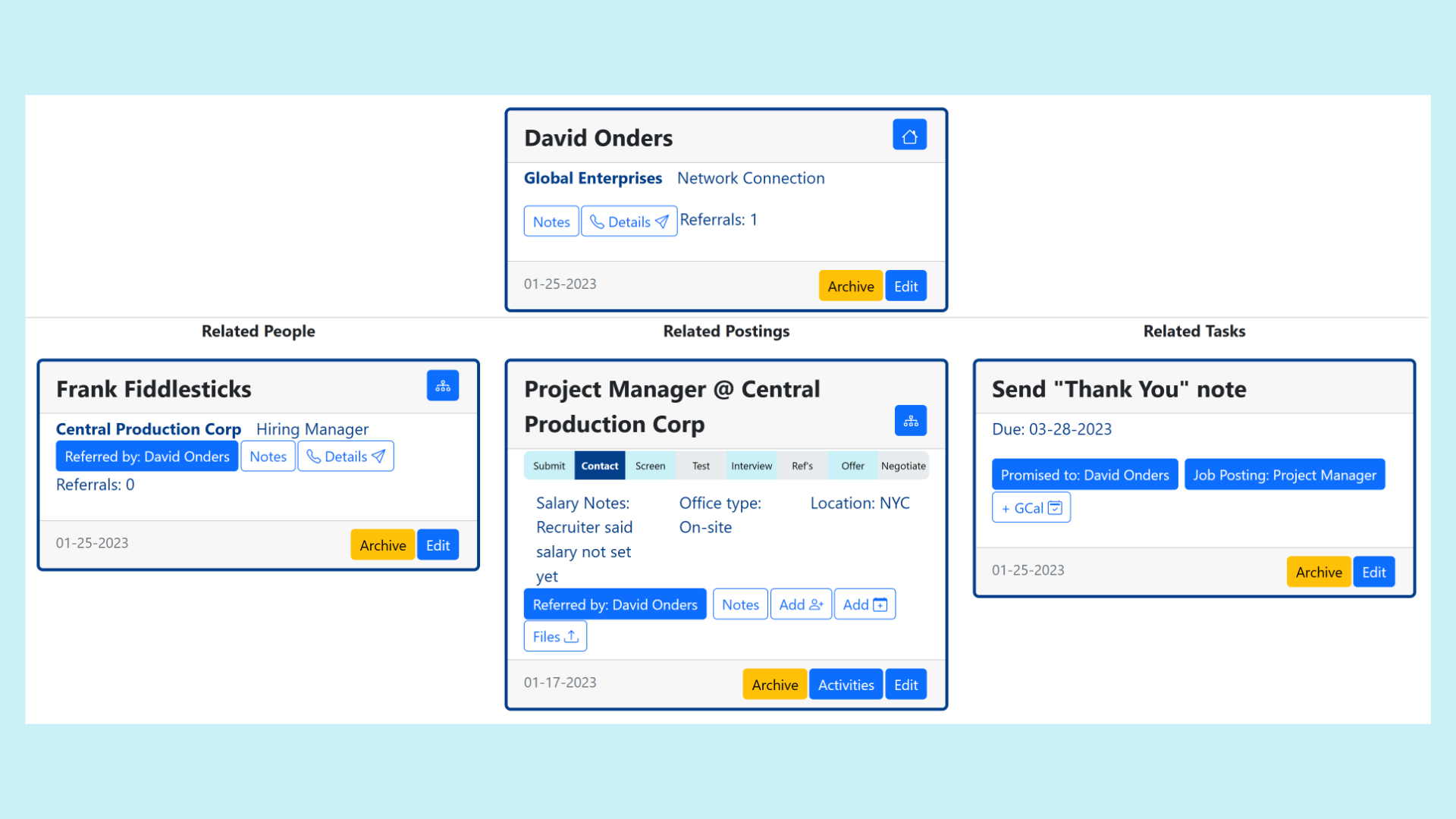 Manage Job Applications